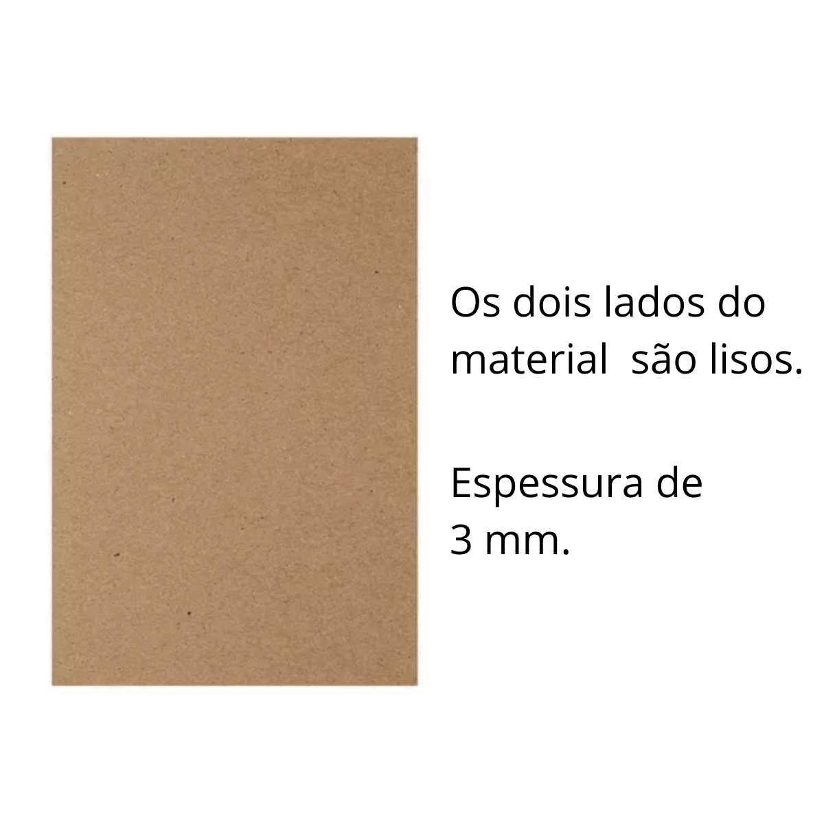 Placa Hdf 3mm - 250 unidades 20cmx30cm